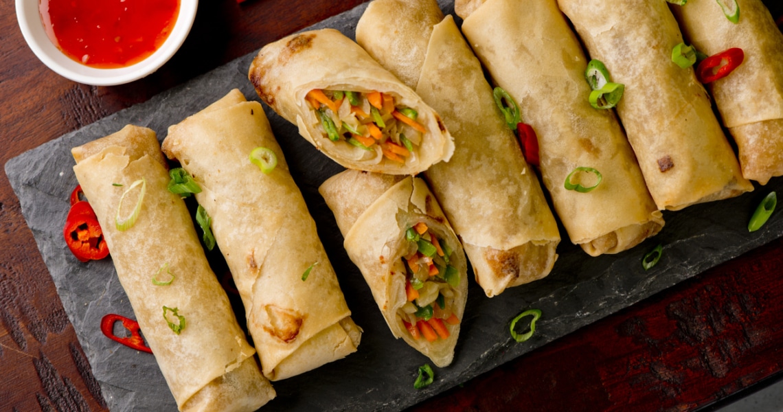 Martabak Telur Rezept - Indonesische Teigtaschen